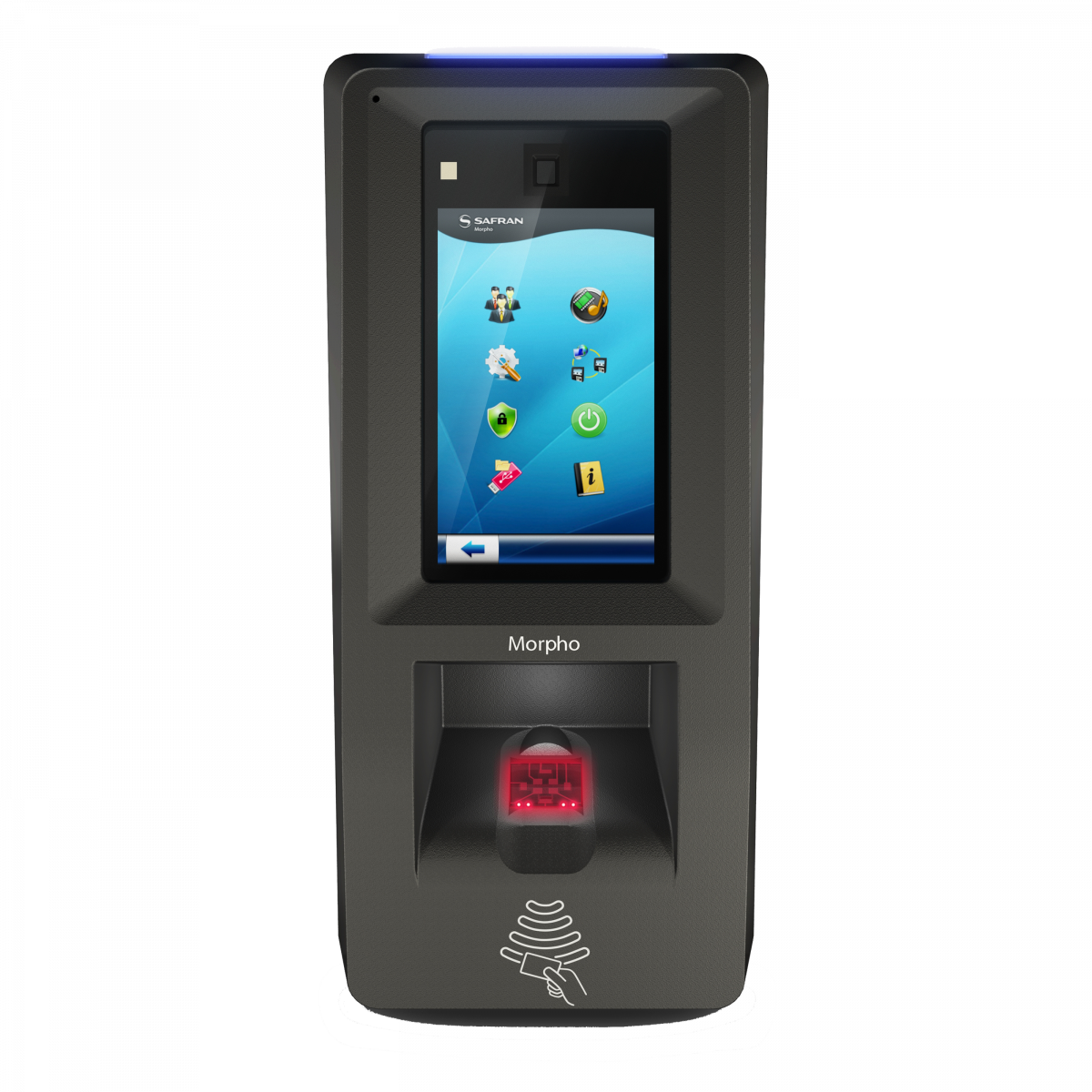 Lecteur biometrique doigt + - Alarme Distribution Système Aritech