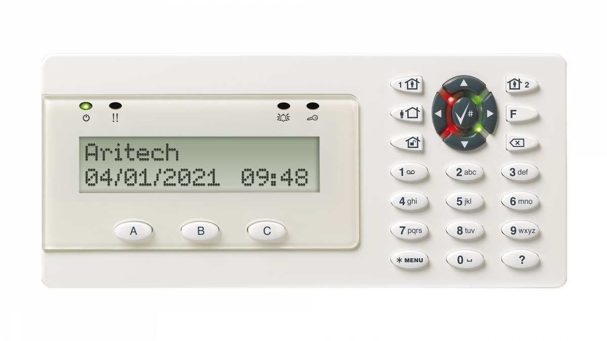Clavier lcd 2lx16 caract advan - Alarme Distribution Système Aritech